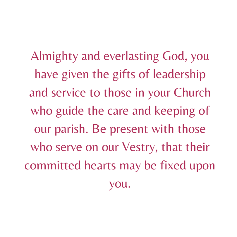 Vestry – All Saints' Episcopal Church